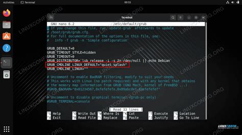 How To Set Kernel Boot Parameters On Linux Linux Tutorials Learn