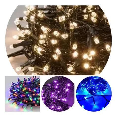 Luz Led Navidad Guirnalda 600 Led Blanco Calido Boda Eventos Cuotas