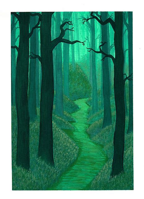 Desenho Do Dia Floresta Soraia Casal