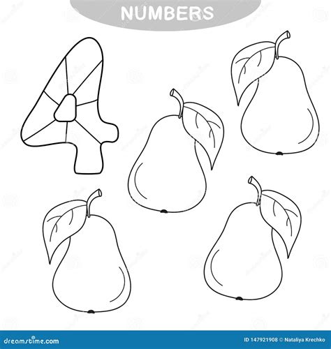 Juego Educativo Aprendizaje De N Meros Libro De Colorear Para Los Ni
