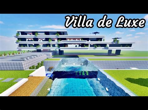 Maison De Luxe Moderne Minecraft Tuto Ventana Blog