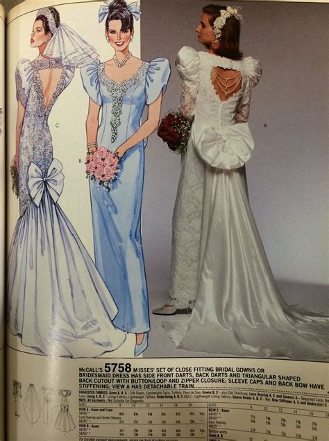 Mccalls Wedding Gown Patterns