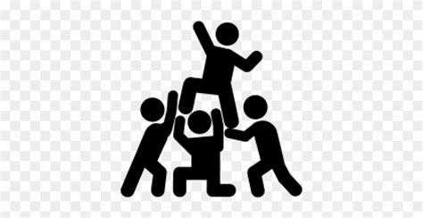 Work Team Clipart Black