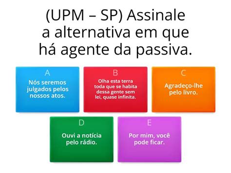 VOZ PASSIVA ANALÍTICA Questionário