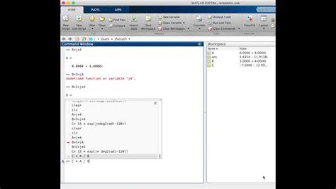 matlab performing phasor calculations youtube