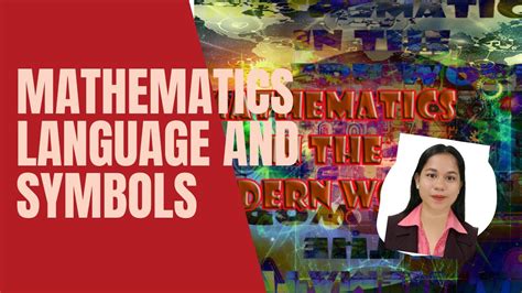 mathematical language and symbols mmw ge youtube