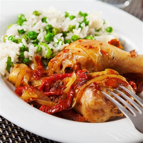Recette Poulet à la sauce tomate facile rapide