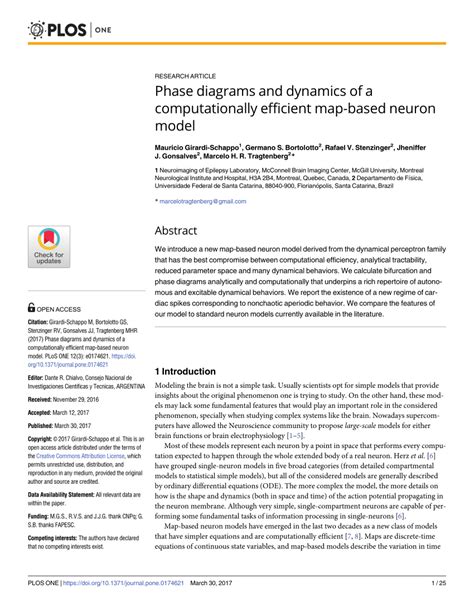 pdf phase diagrams and dynamics of a computationally efficient map based neuron model