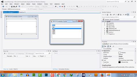 050 F How To Change C ComboBox DropDownStyle YouTube