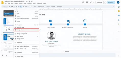 How To Hide And Unhide A Slide In Google Slides Powerpointdesigners