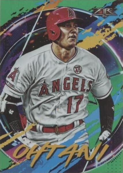 Topps Fire Green Shohei Ohtani For Sale Online Ebay