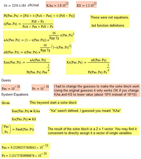 solved solving system of non linear equations ptc community