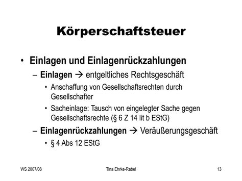 PPT Körperschaftsteuer PowerPoint Presentation free download ID 698277