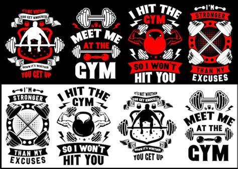 Premium Vector Gym T Shirt Design Gym Motivational Quote Workout