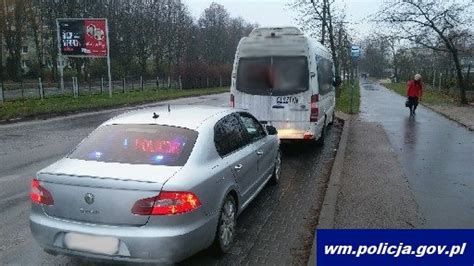 Pijany Kierowca Busa Zatrzymany Na Dworcowej Olsztyn