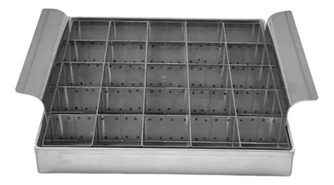 Cortador De Cavidades 4x4 C 25 Pedaços 01 Forma 3cm Altura Cor