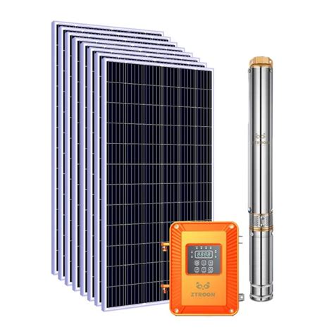 Kit Bomba Solar ZTROON 3ZTPC6 125 96 1500W até 125m ou 36 000 L dia