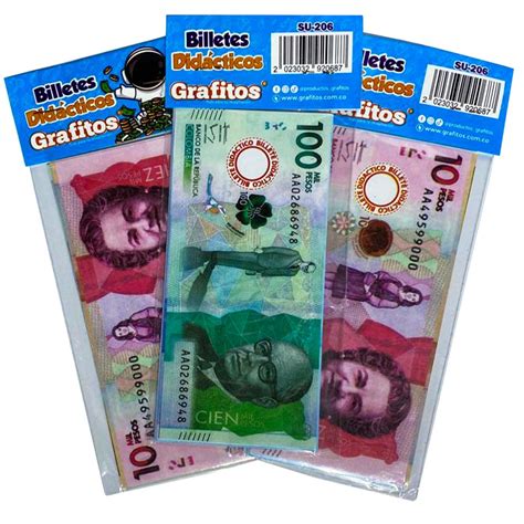 PAQUETE DE BILLETES DIDACTICOS envíos a todo el país