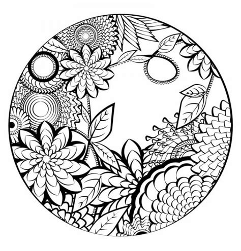 Coloriage à imprimer mandala 40 modèles