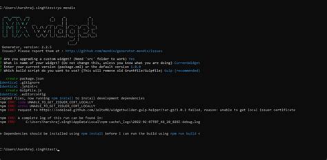 unable to get local issuer certificate · issue 48 · mendixlabs generator mendix · github