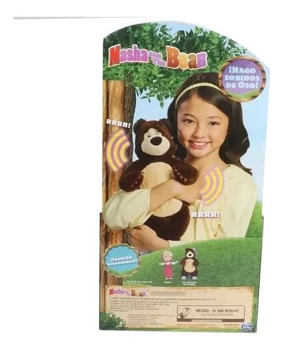 Masha Y El Oso Peluche De Oso Con Sonido Spin Master 659 En