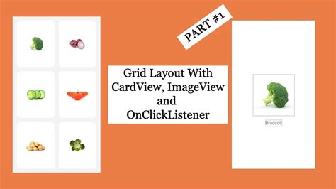 Android Grid Layout Tutorial Grid Layout With CardView ImageView