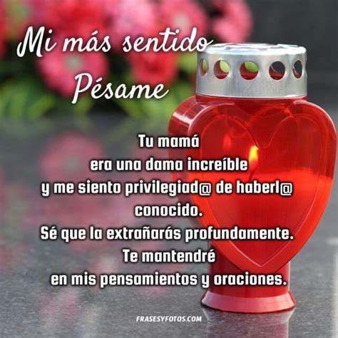 Mi más sentido Pésame 37 imágenes lindas con mensajes FrasesyFotos