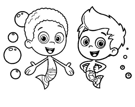 Desenhos Do Bubble Guppies Para Colorir