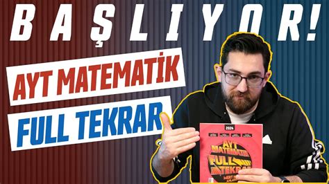 AYT Matematik Full Tekrar Kampı Başlıyor 2024 AYT Full Tekrar YouTube