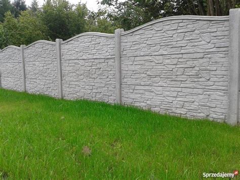 Ogrodzenia betonowe słupki do siatki geodezyjne płyty pod pa Pustaki