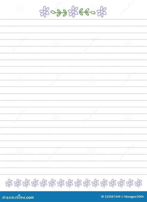 Free Printable Lined Stationary