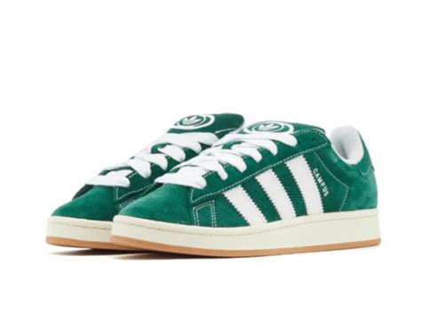 Adidas Campus S Dark Green Cloud White Sneakers H