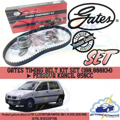 PERODUA KANCIL 850CC GATES TIMING BELT KIT SET 100 000KM Lazada