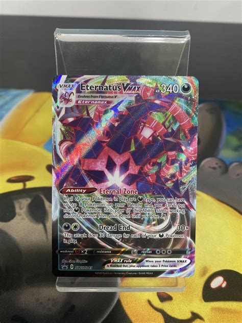 Mavin Eternatus Vmax SWSH045 NM Full Art Promo Rare Pokemon Card