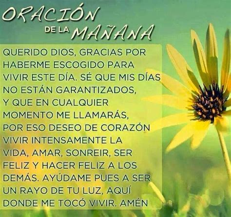 Oracion De La Ma Ana