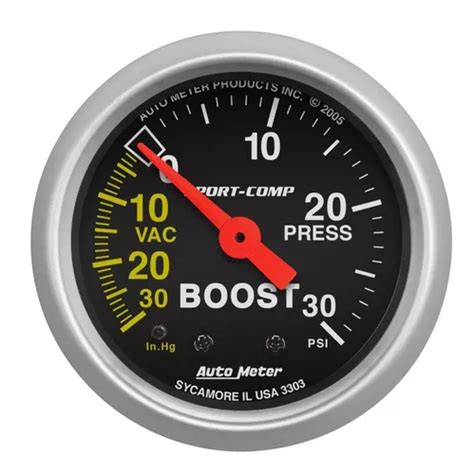 Medidor Presion Libras Boost Gauge Turbo Autometer Universal Env O Gratis