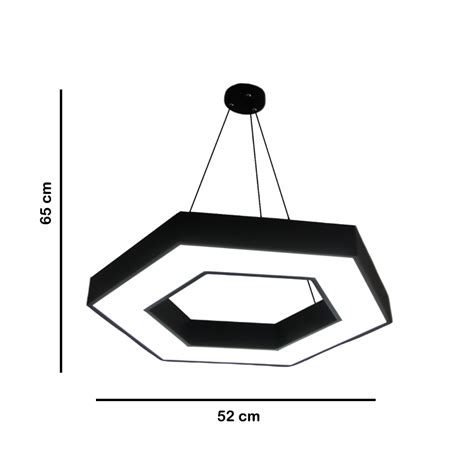L Mpara Colgante Led Moderna Hexagonal W Novedades Led