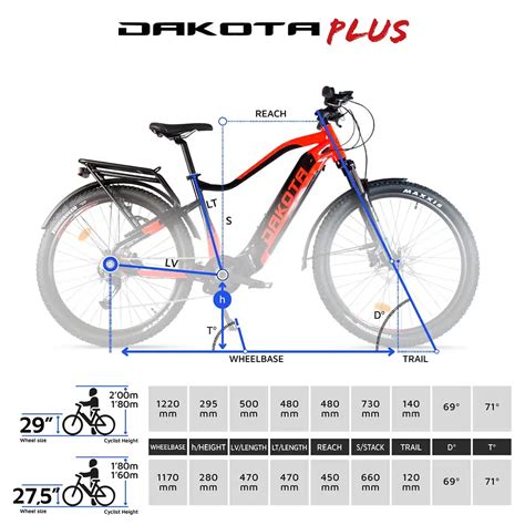 Urbanbiker Dakota PLUS FE VTT Électrique Moteur Central