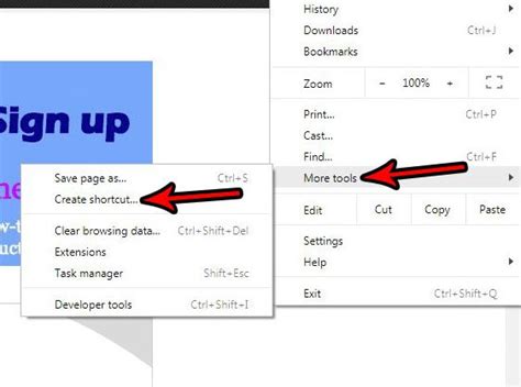 How To Create A Desktop Shortcut To A Website From Google Chrome