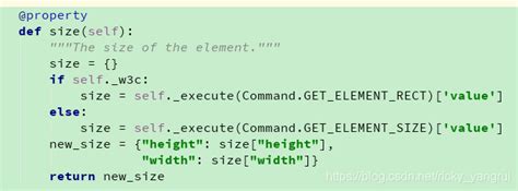python selenium自动化测试 3 webelement api介绍 webelement rect csdn博客
