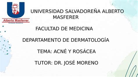 ACNÉ Y ROSÁCEA Rocío Rodríguez uDocz