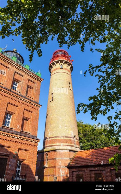 Rügen Kap Arkona Leuchttürme neuer Leuchtturm und Schinkelturm Stock