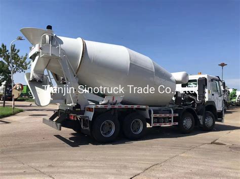 Sinotruk HOWO 8X4 371HP 12cbm 14cbm 16cbm Concrete Mixer Truck