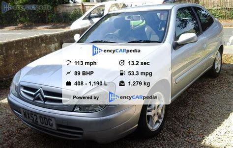Citro N Xsara Coup Hdi Specs Performance