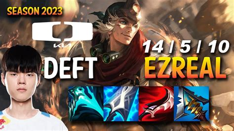 DK Deft EZREAL Vs VARUS ADC KR Ranked YouTube