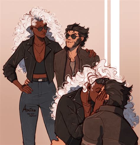 Wolverine Storm And Ororo Munroe Marvel And More Drawn By