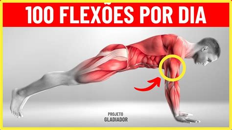 O QUE ACONTECE seu Corpo Quando Você Faz 100 FLEXÕES Todos os Dias