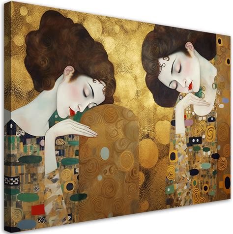 Obraz Na Płótnie Portret Kobiety W Złocie G Klimt 90X60 Opinie i