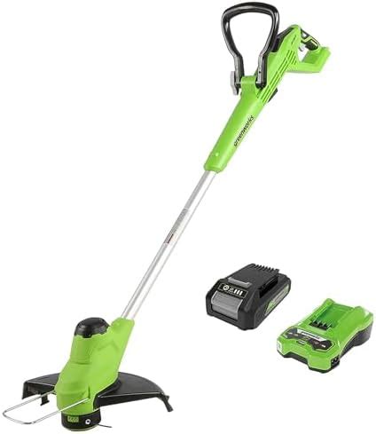 Greenworks G24LT30K2 Akku Rasentrimmer für kleine bis mittelgroße