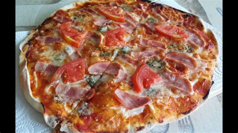 Pizza Con Masa Fina Y Crujiente YouTube